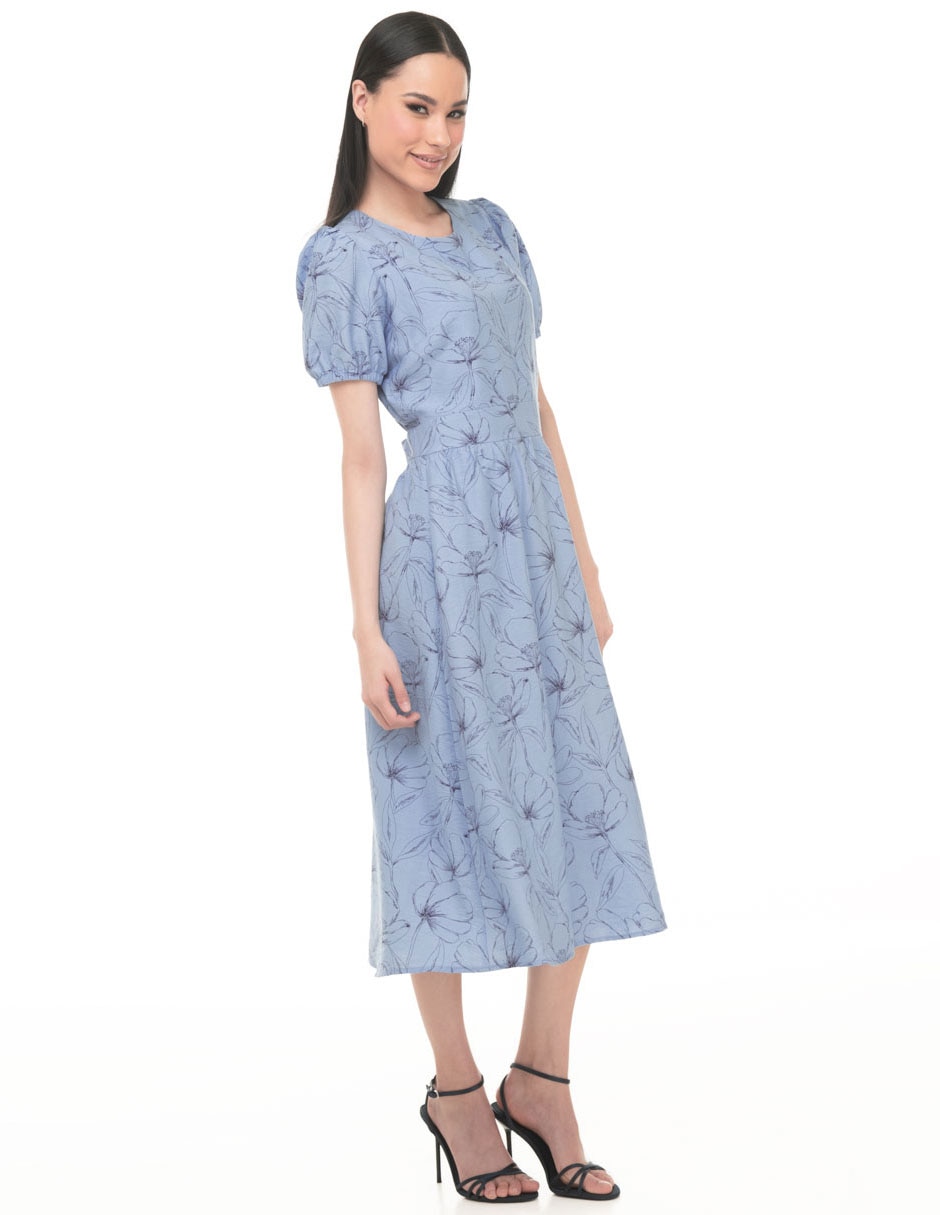 Vestido midi casual Sarah Bustani para mujer